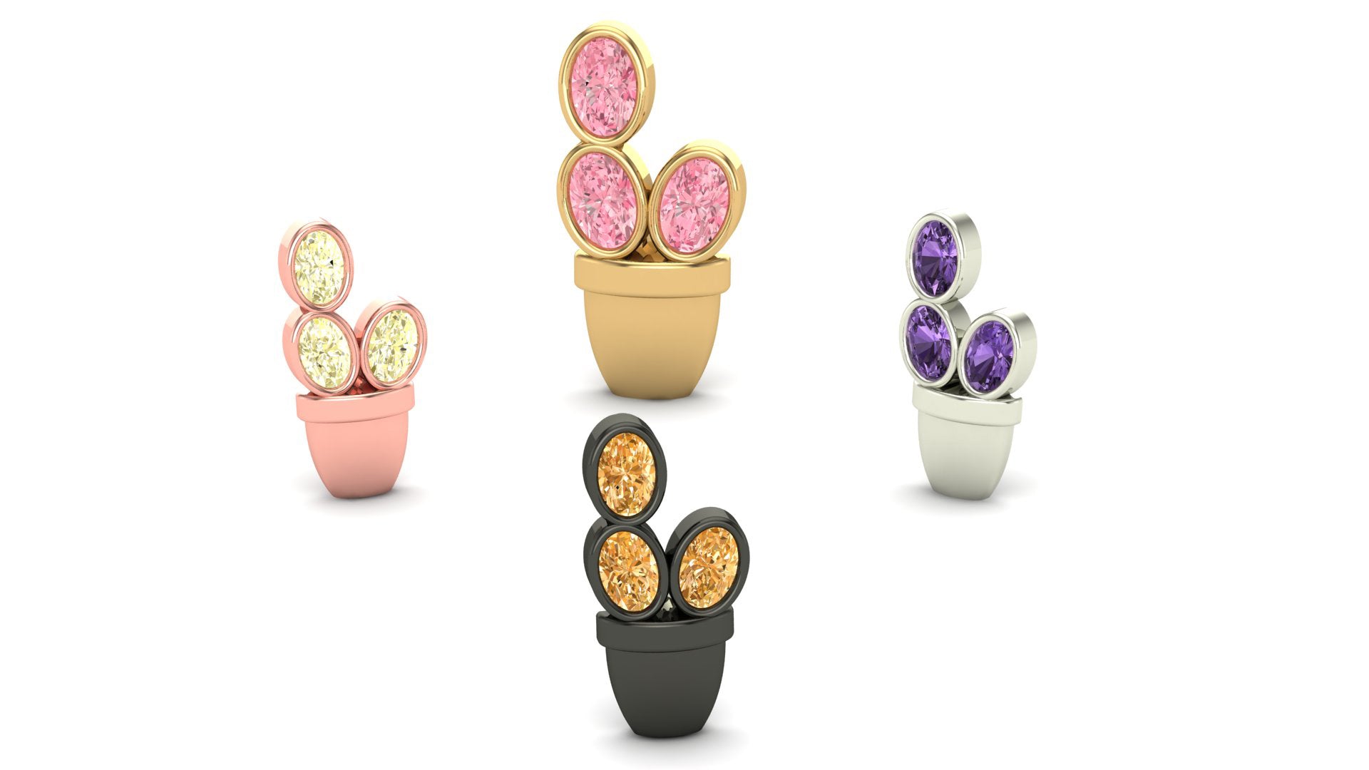 Oval Cactus – Mushroom